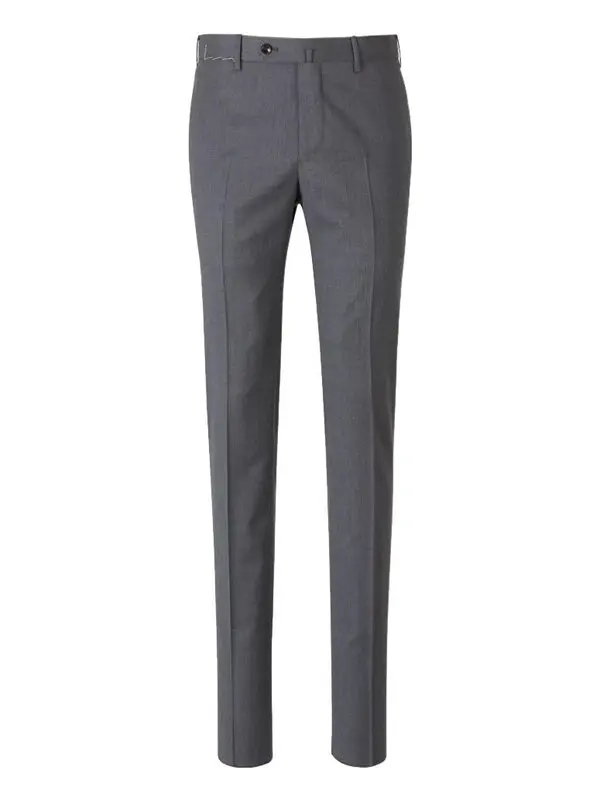 PT TORINO Belt-loop Tailored Trousers - Gray