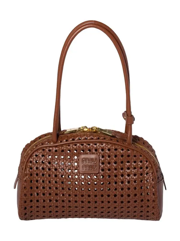 Miu Miu Zippered Handbag - Oak