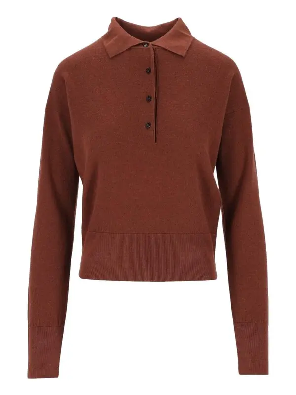 Barena Venezia Perla Piuma Polo Knitwear - Brown
