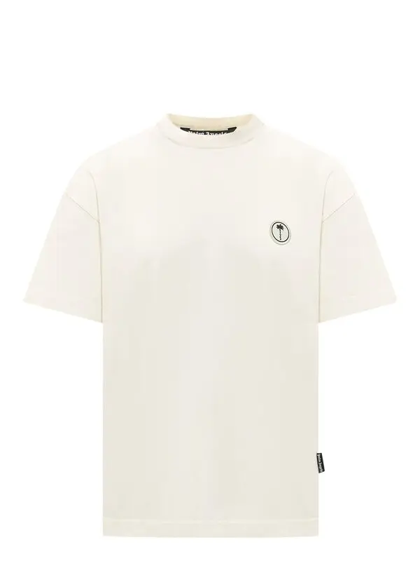 Palm Angels Palm Regular Logo T-shirt - White