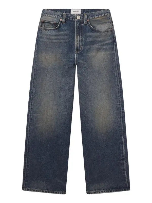 AGOLDE Relaxed Wide-leg Jeans - Deep Indigo