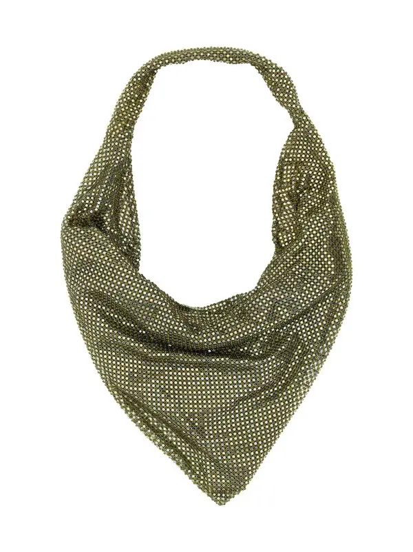 Benedetta Bruzziches Zippered Shoulder Bag - Green