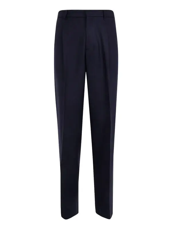 LARDINI Pleated Tailored Pants - Black