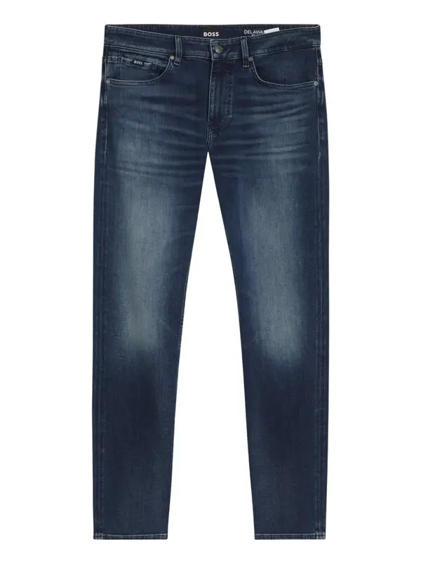 Hugo Boss Delaware Slim-fit Stretch Jeans - Dark Blue