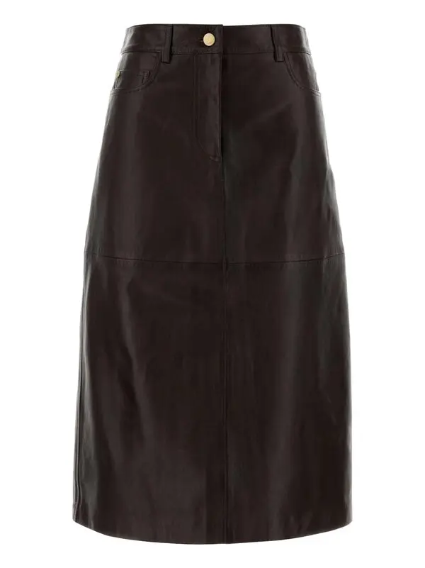 Max Mara Belt-loop Skirt - Black
