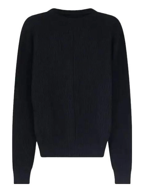 Rick Owens Fisherman Round Neck Jumper - Black