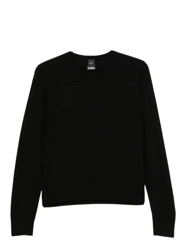 Pinko Lourdes Crew-neck Sweater - Black