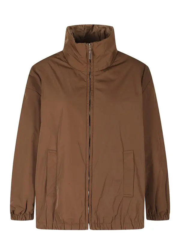Max Mara Claudia Reversible Bomber Jacket - Brown