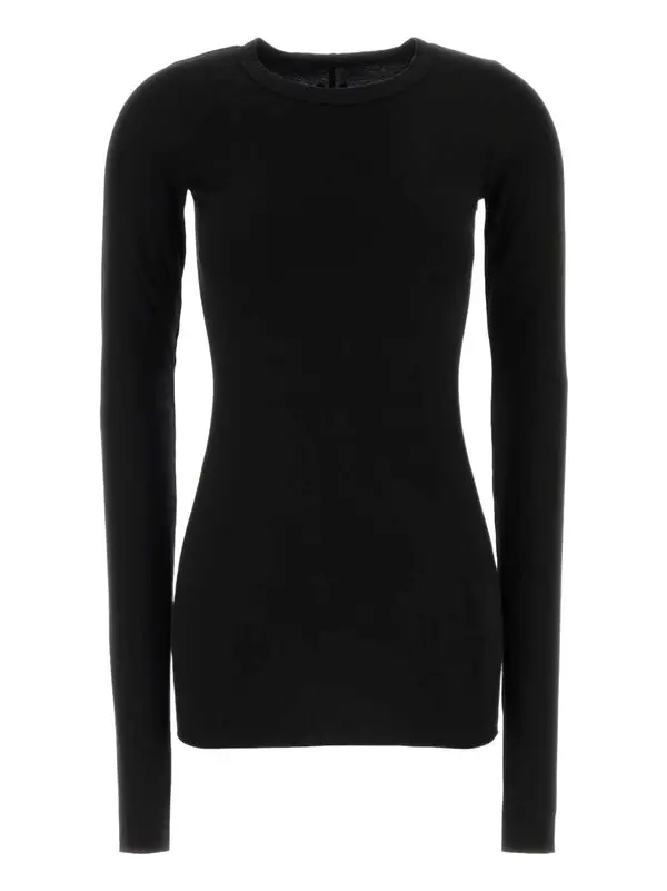 Rick Owens Long Sleeve T-shirt - Black