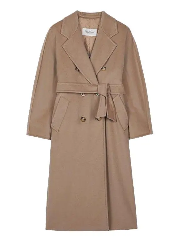 Max Mara Long Sleeve Belted Coat - No