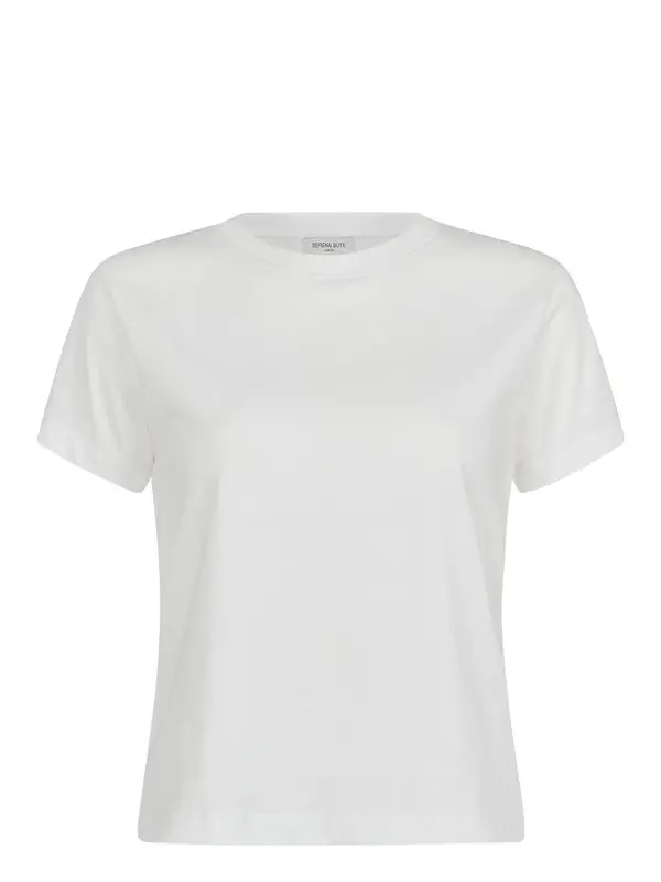 Serena Bute Classic Cotton Short Sleeve T-shirt - White
