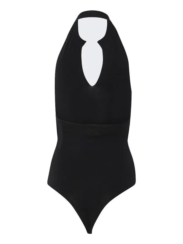 Vetements Halterneck Cut-out Bodysuit - Black