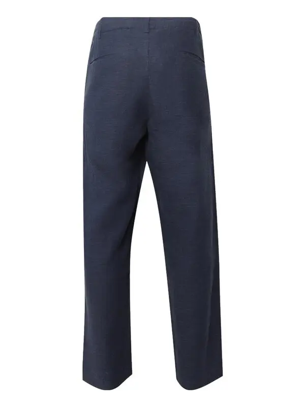 BAZISZT Baziiszt Embroidered Drawstring Pants - Navy