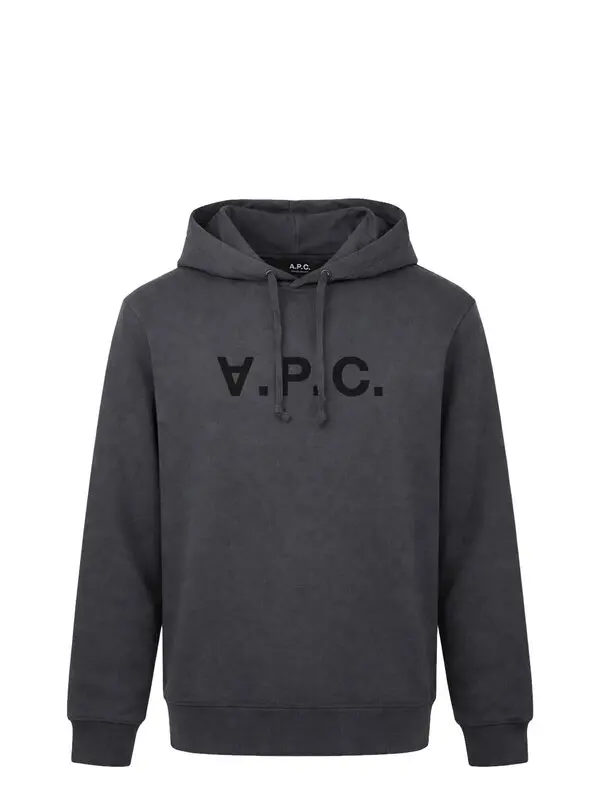 A.p.c. Logo Hoodie - Black