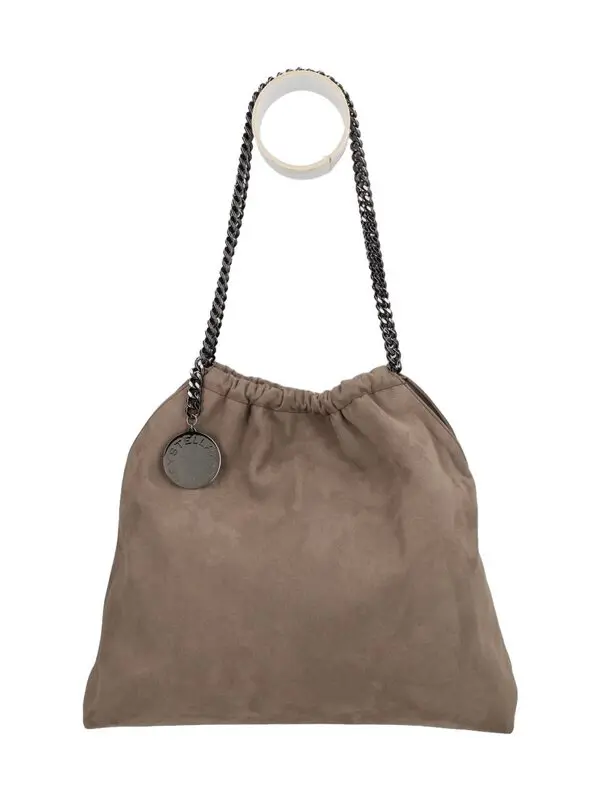 Stella McCartney Hobo Bag With Chain Strap - Cream