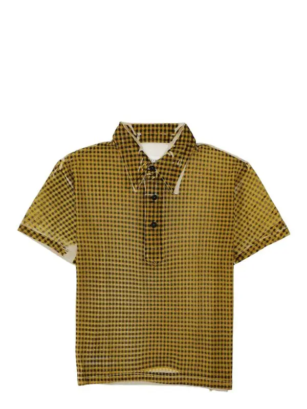 MAISON MARGIELA Printed Polo Shirt - Yellow