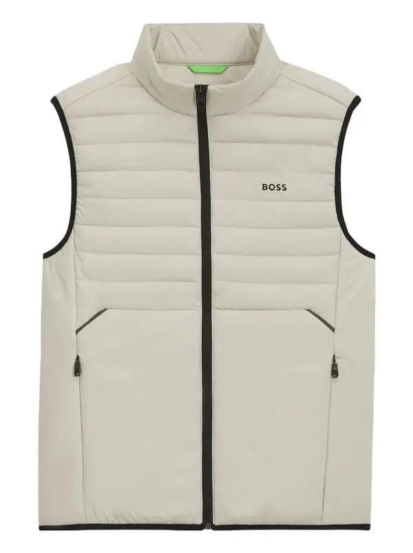 BOSS Padded Vest - Cream
