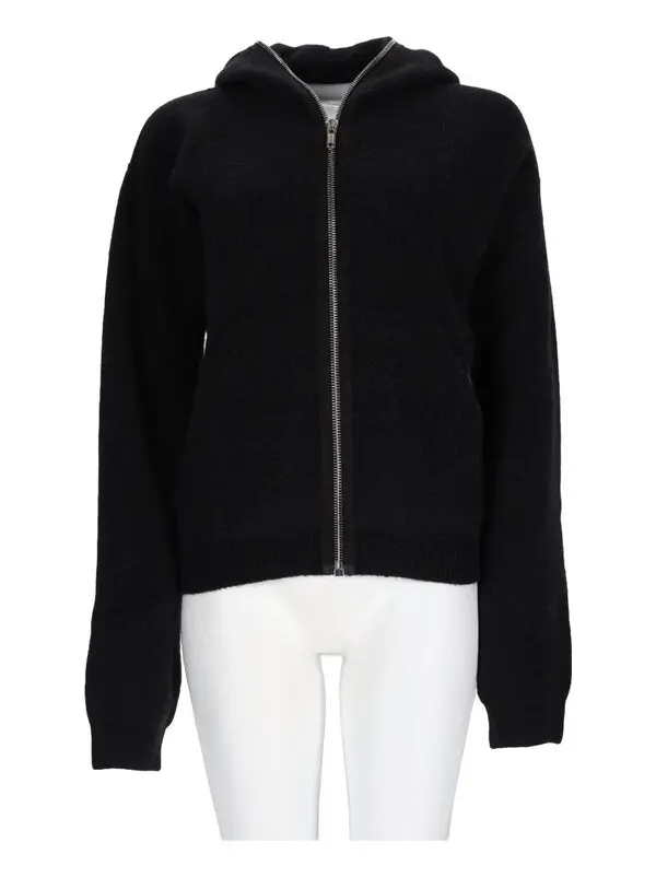 Rick Owens Zip-up Knit Jacket - Black