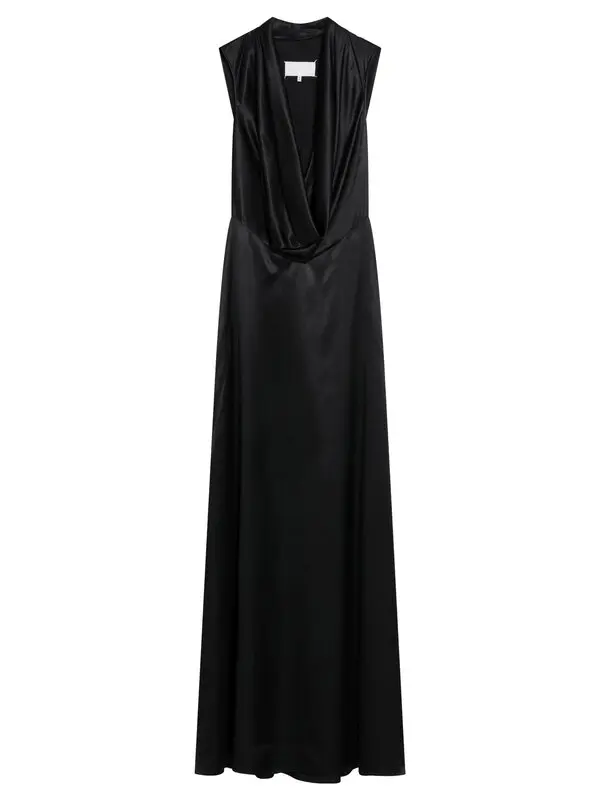 MAISON MARGIELA Long Viscose Dress - Black