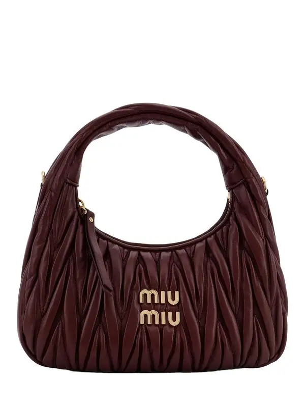 Miu Miu Wander Quilted Leather Shoulder Bag - Multicolor