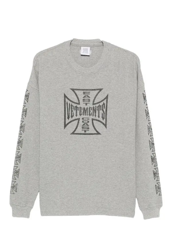 Vetements Grey T-shirts & Vests T-shirts - Gray
