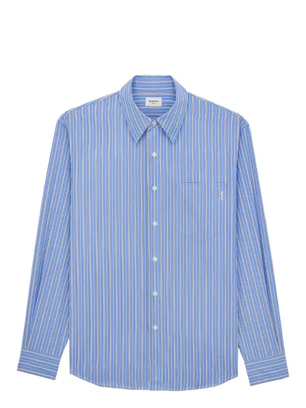 Saint Laurent Cassandre Cotton Shirt - Multicolor