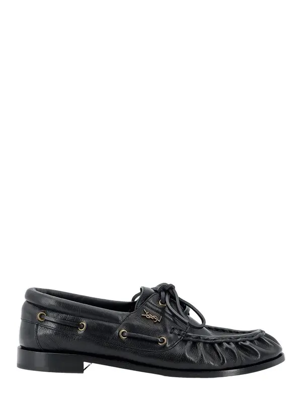 Saint Laurent Le Loafer Bateau Leather Loafers - Multicolor