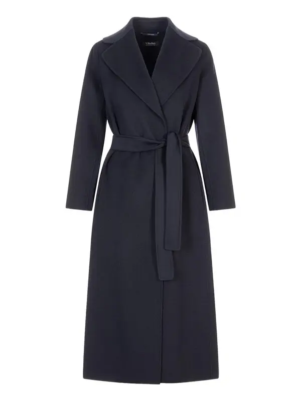 Max Mara Virgin Wool Coat - Multicolor