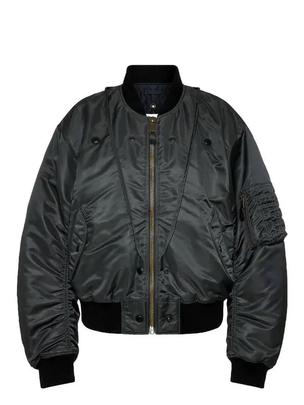 MAISON MARGIELA Reversible Quilted Bomber Jacket - Black
