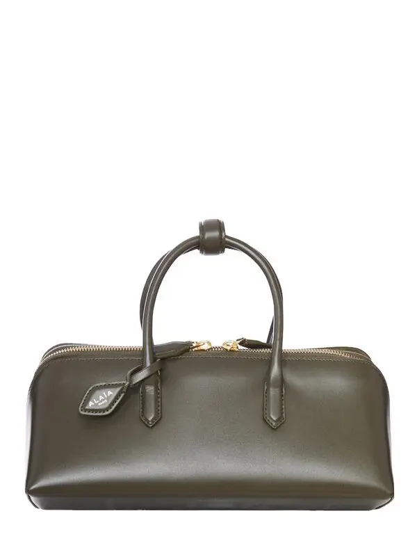 Alaïa Delta Small Calfskin Box Bag - Green