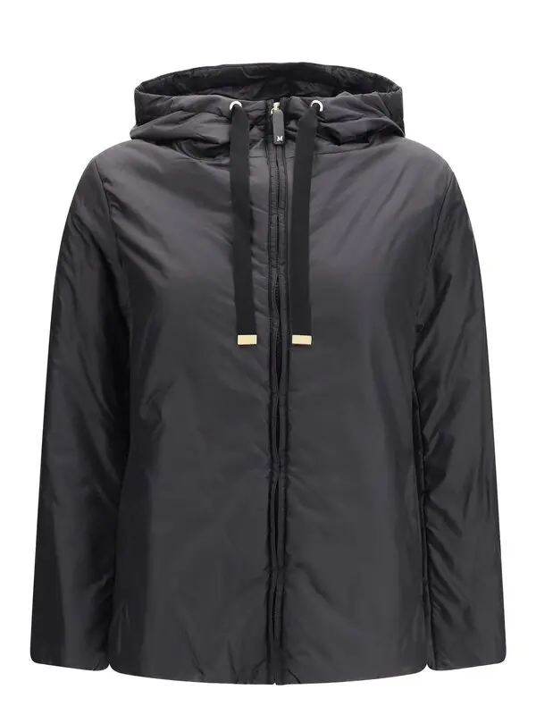 Max Mara Hooded Padded Jacket - Black