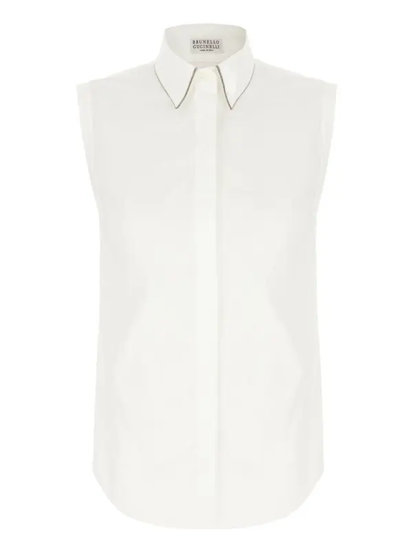 Brunello Cucinelli Sleeveless Shirt - Multicolor