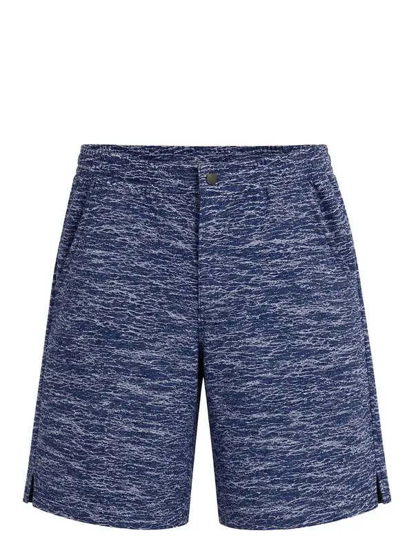 MYSIMPLICATED Storm Waves Denim Shorts - Blue