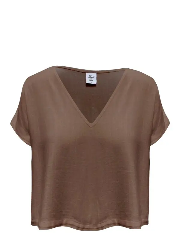 FROCK TALES Jetty Top - Brown