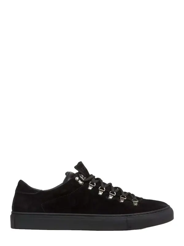 Diemme Marostica Suede Lace-up Sneakers - Black