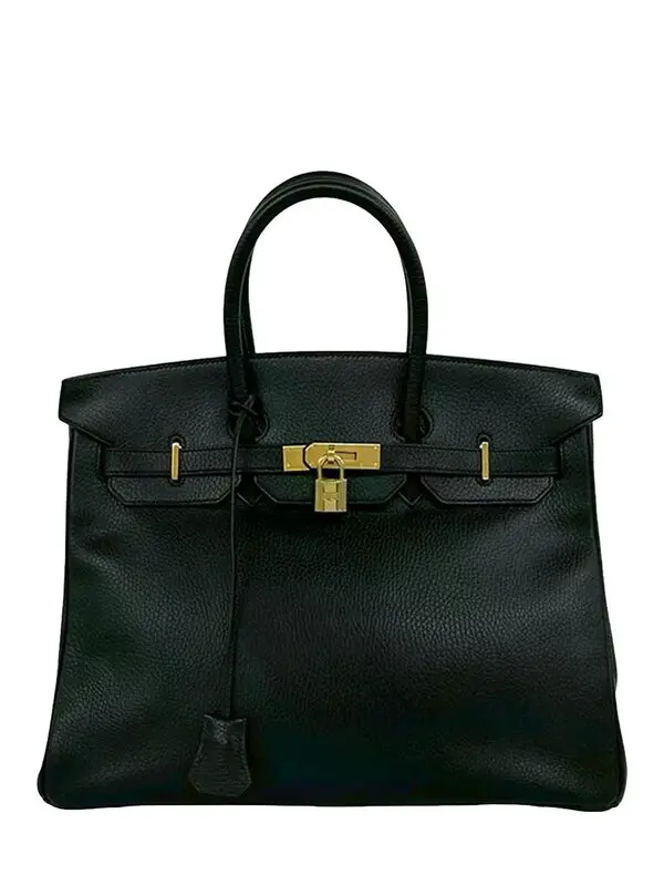 Hermès 2000 Ardennes Birkin 35 Handbag - Black