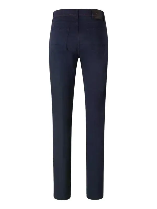 RICHARD J. BROWN Milano Logo-patch Straight-leg Jeans - Blue
