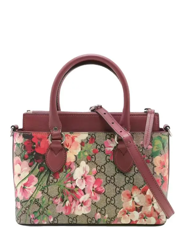 Gucci Gg Blooms Satchel - Brown