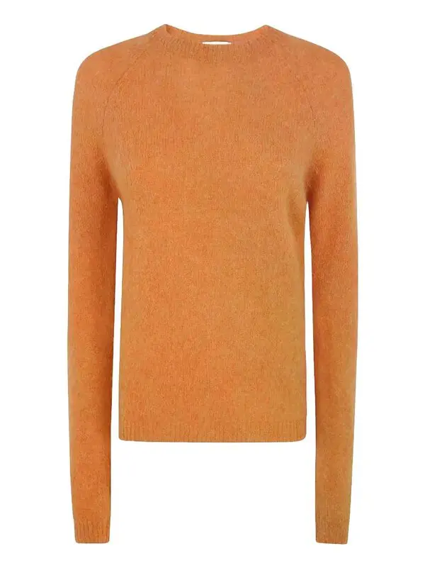 BASE Raglan Sleeve Alpaca Sweater - Orange