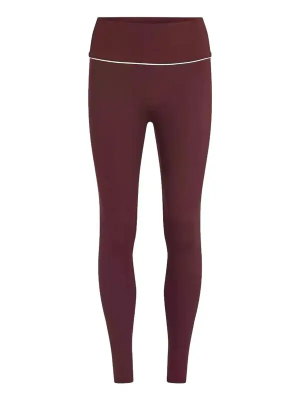 Karl Lagerfeld Contrast-piping Athleisure Leggings - Red