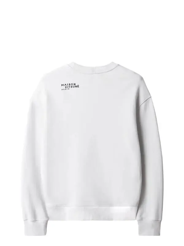 Maison Kitsuné Fortune Fox Graphic-print Sweatshirt - White