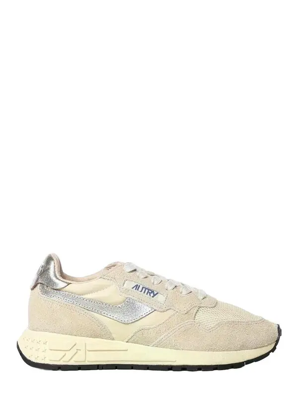 AUTRY Reelwind Low Top Sneakers In Suede And Nylon - Neutrals
