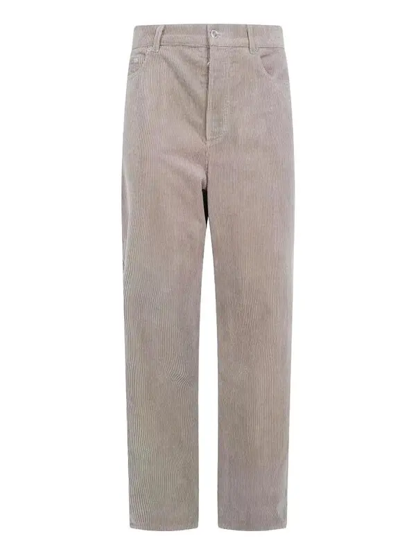 A.p.c. Corduroy Straight-leg Trousers - Neutrals