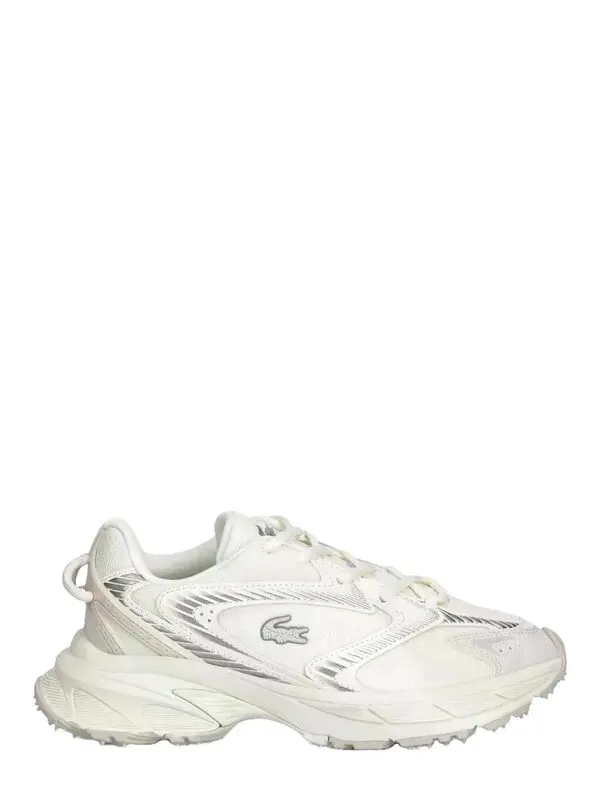 Lacoste Logo Detail Lace-up Sneakers - White