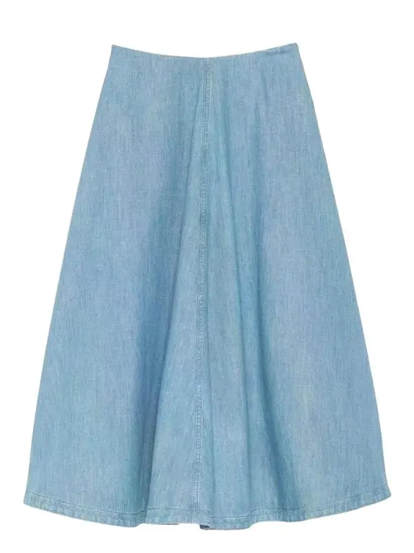 Altuzarra A-line Denim Skirt - Blue