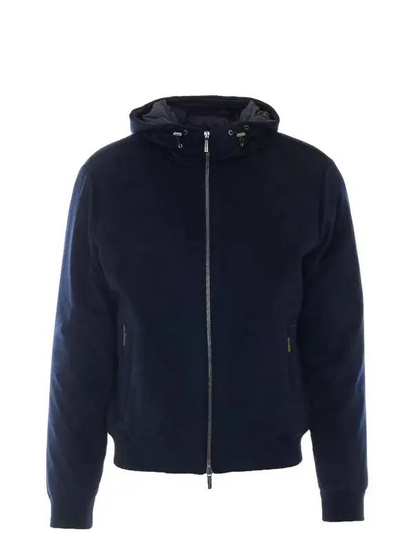 MOORER Oniro Hooded Jacket - Blue