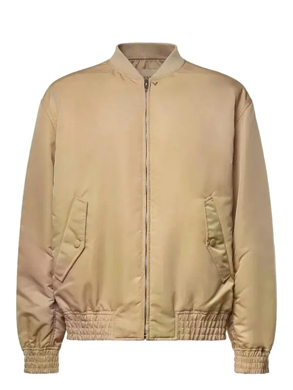 Valentino Garavani Zip-up Bomber Jacket - Neutrals