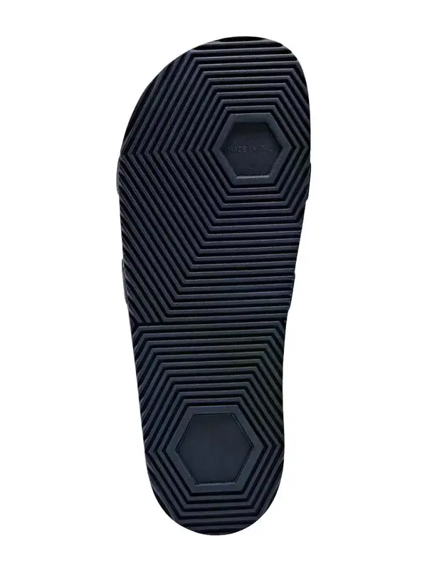 Bogner Belize Embossed Logo Slides - Blue