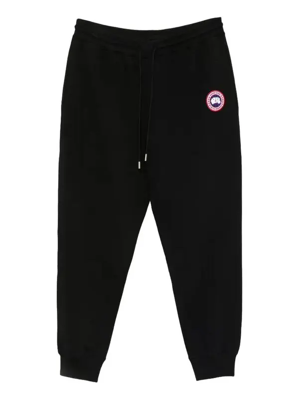 Canada Goose Logo-patch Drawstring Track Pants - Black