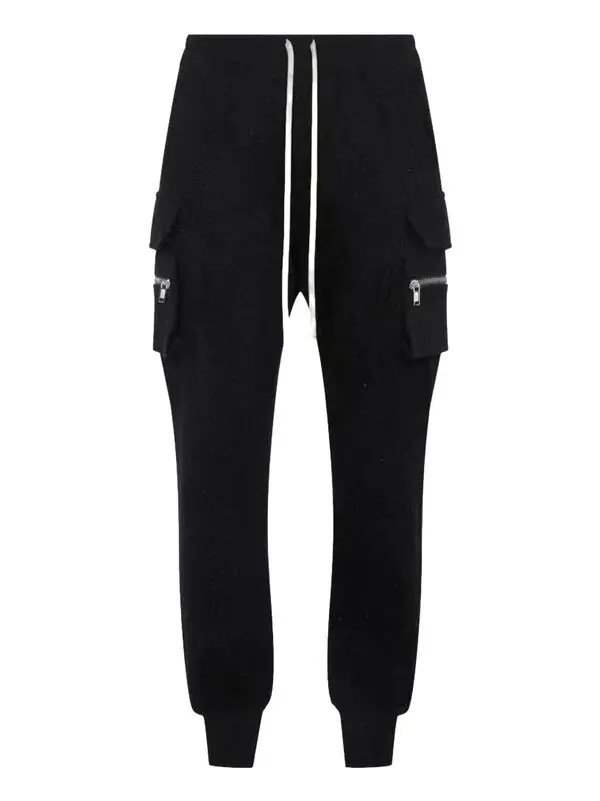 Rick Owens Mastodon Drawstring Cargo Pants - Black